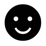 Schwarzer Smiley | Copy & Paste | Zeichen & Bedeutung